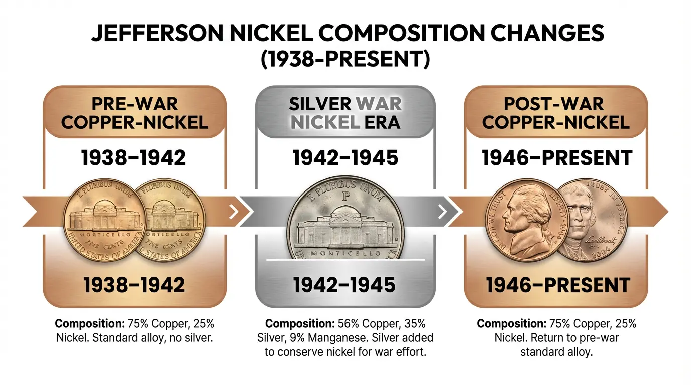 Jefferson Nickel Value: Key Dates & Rare Errors - Coins Value