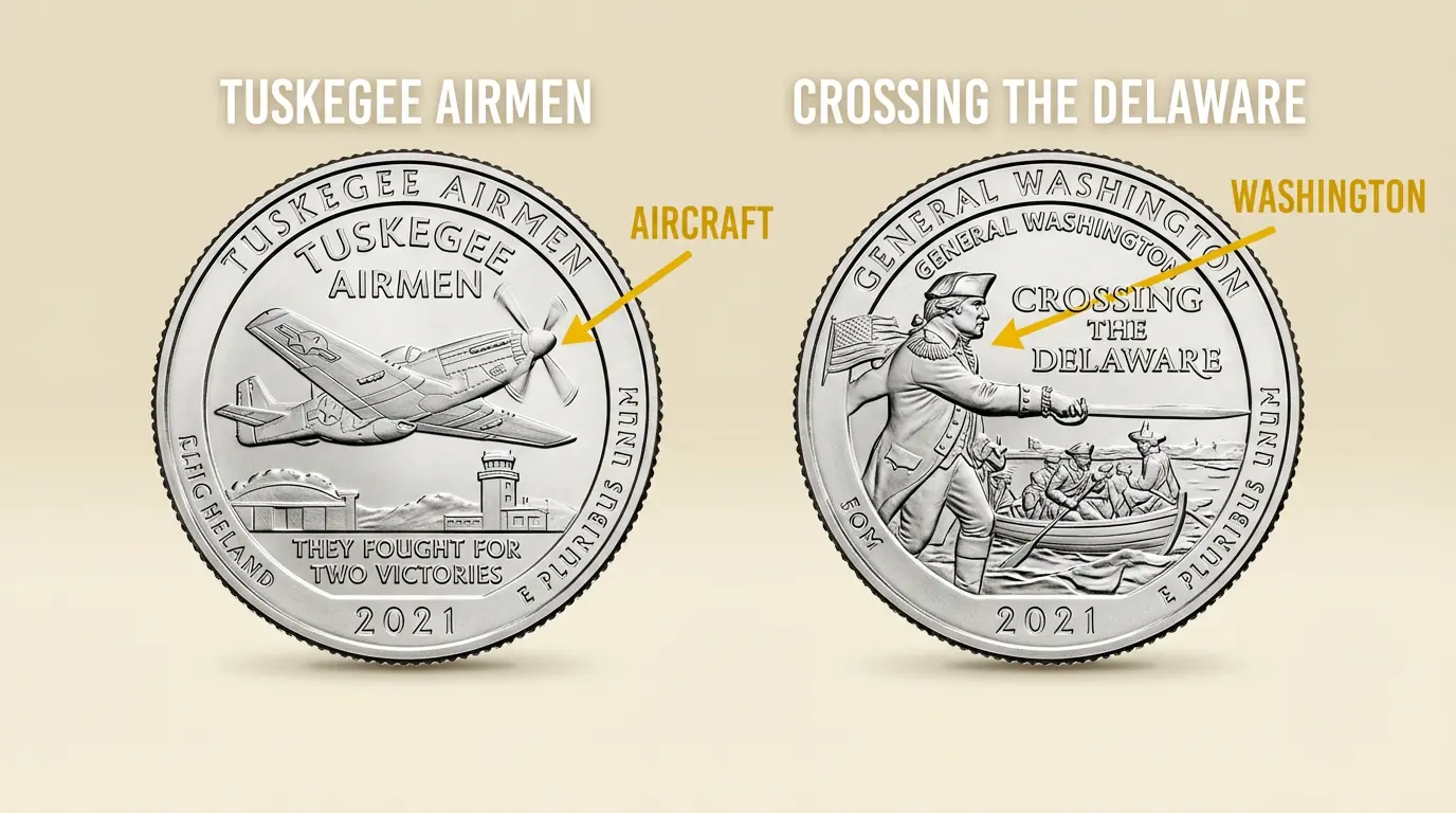 2021 Quarter Errors: Tuskegee - Values & Varieties - Coins Value
