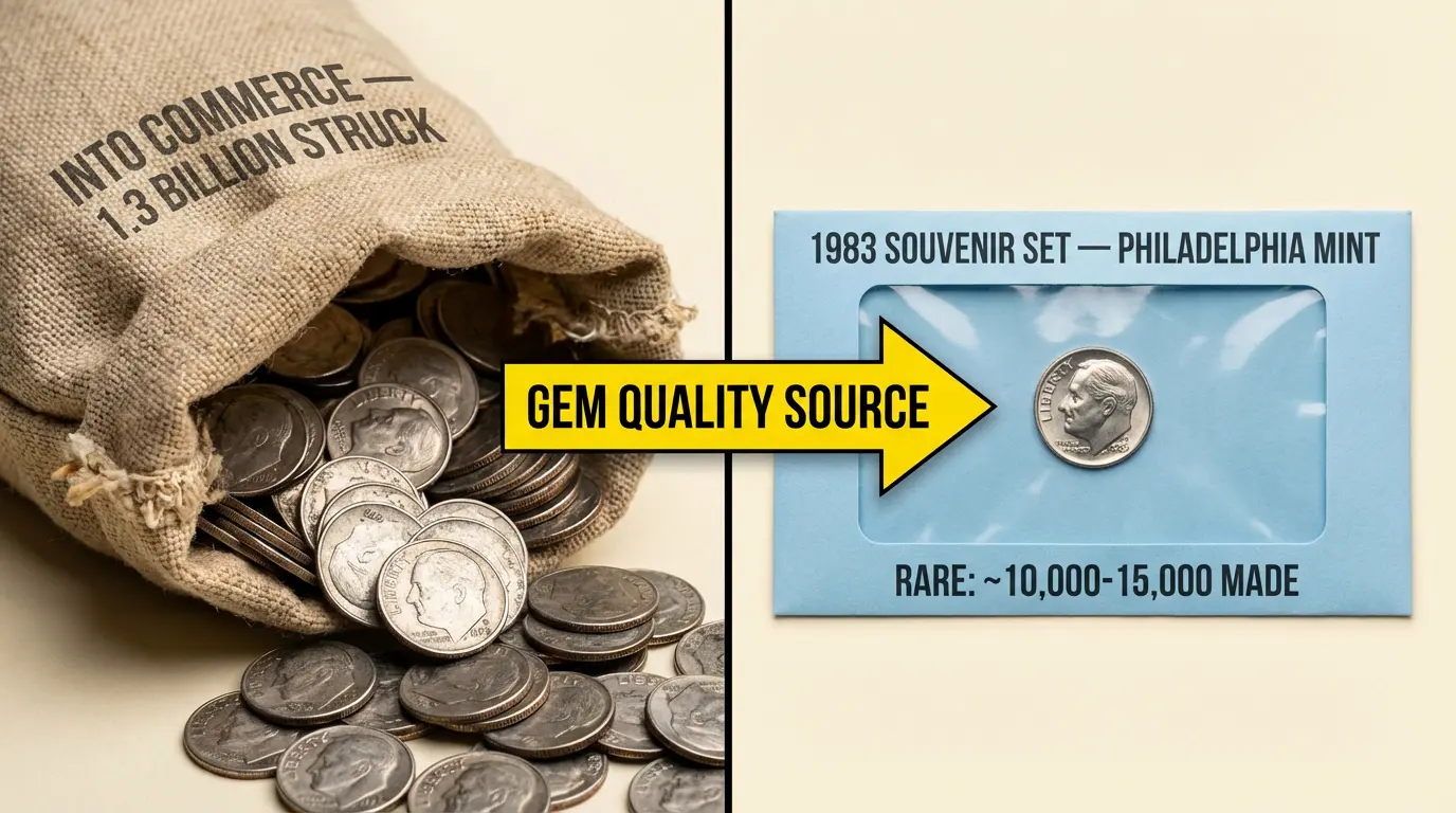 1983 Dime Errors: Complete List, Values & Rare Varieties - Coins Value
