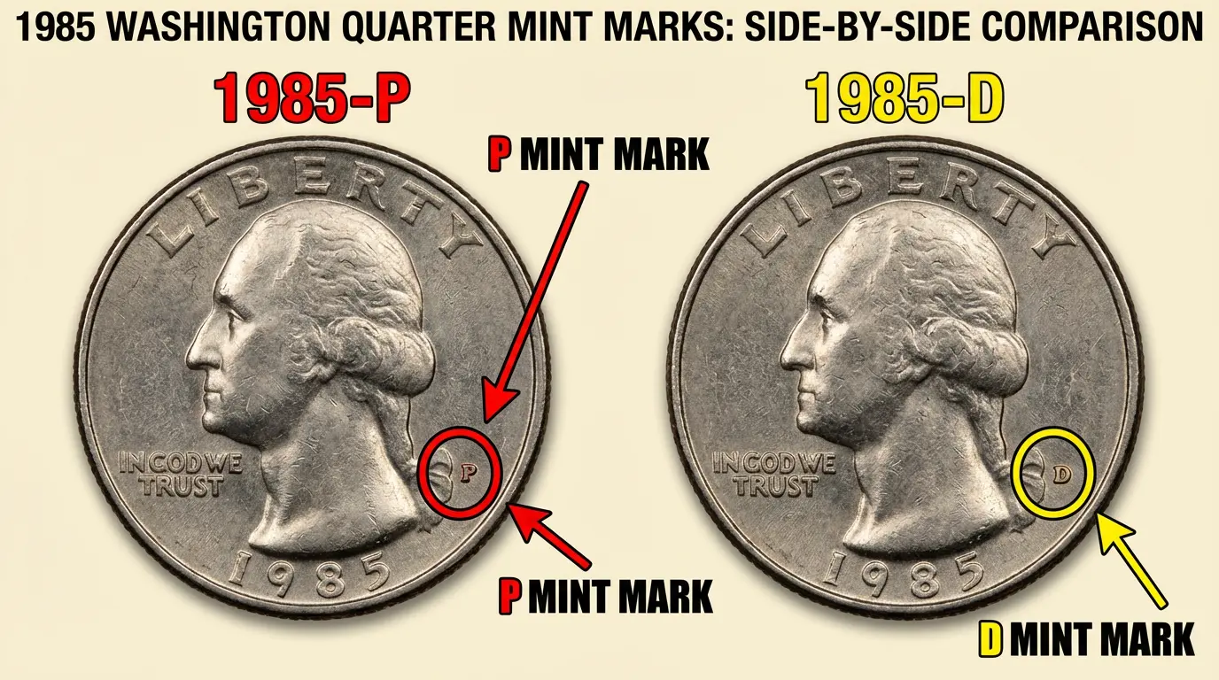 1985 Quarter Errors: Complete List, Values & Rare Varieties - Coins Value