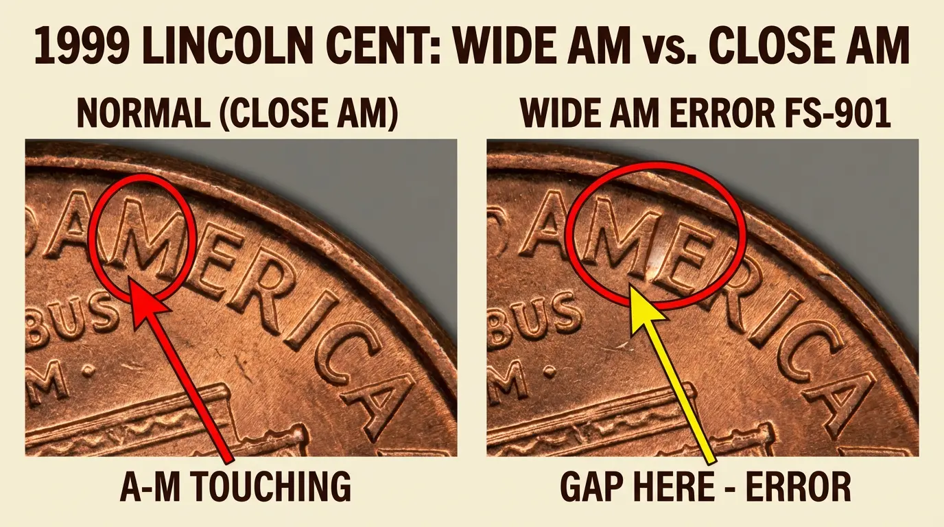 1999 Penny Errors: Complete List, Values & Rare Varieties - Coins Value