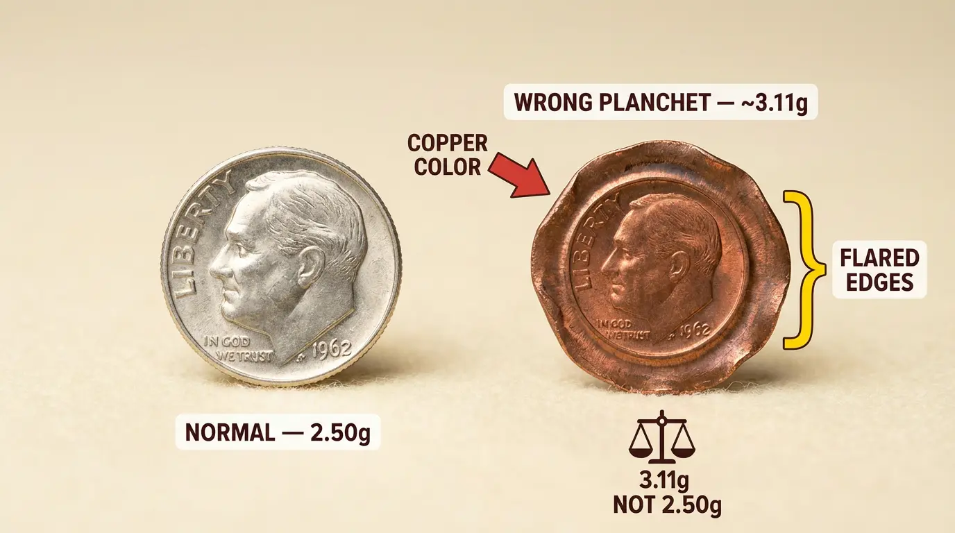 1962 Dime Errors: Complete List, Values & Rare Varieties - Coins Value