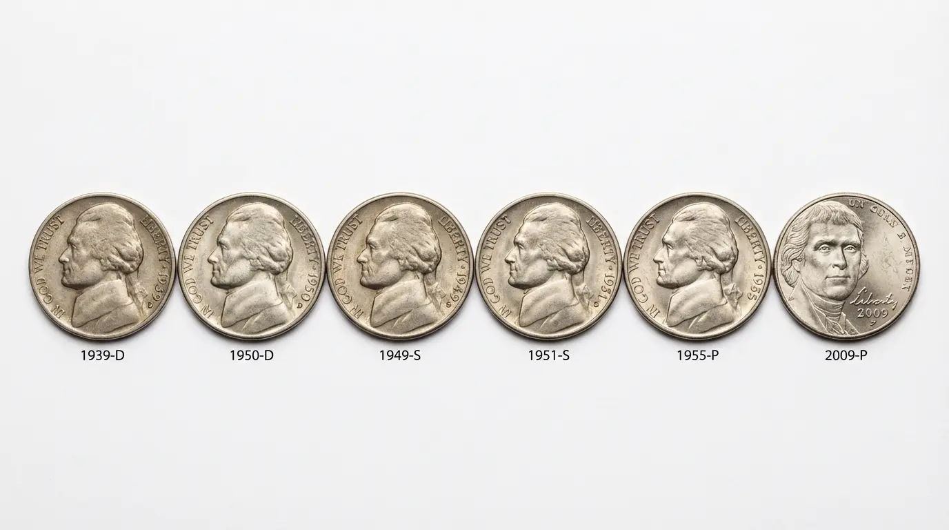 Jefferson Nickel Value: Key Dates & Rare Errors - Coins Value