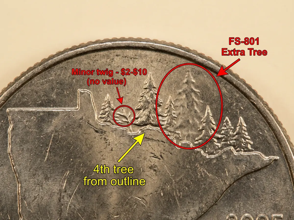 State Quarter Errors: Complete List With Pictures & Values (1999-2008 ...