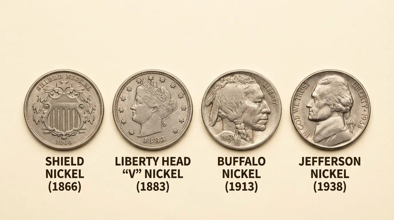 Nickel Value Guide (1866-2026): Key Dates & Rare Coins - Coins Value